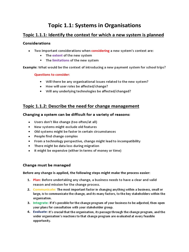 IB CS Revision Notes | PDF