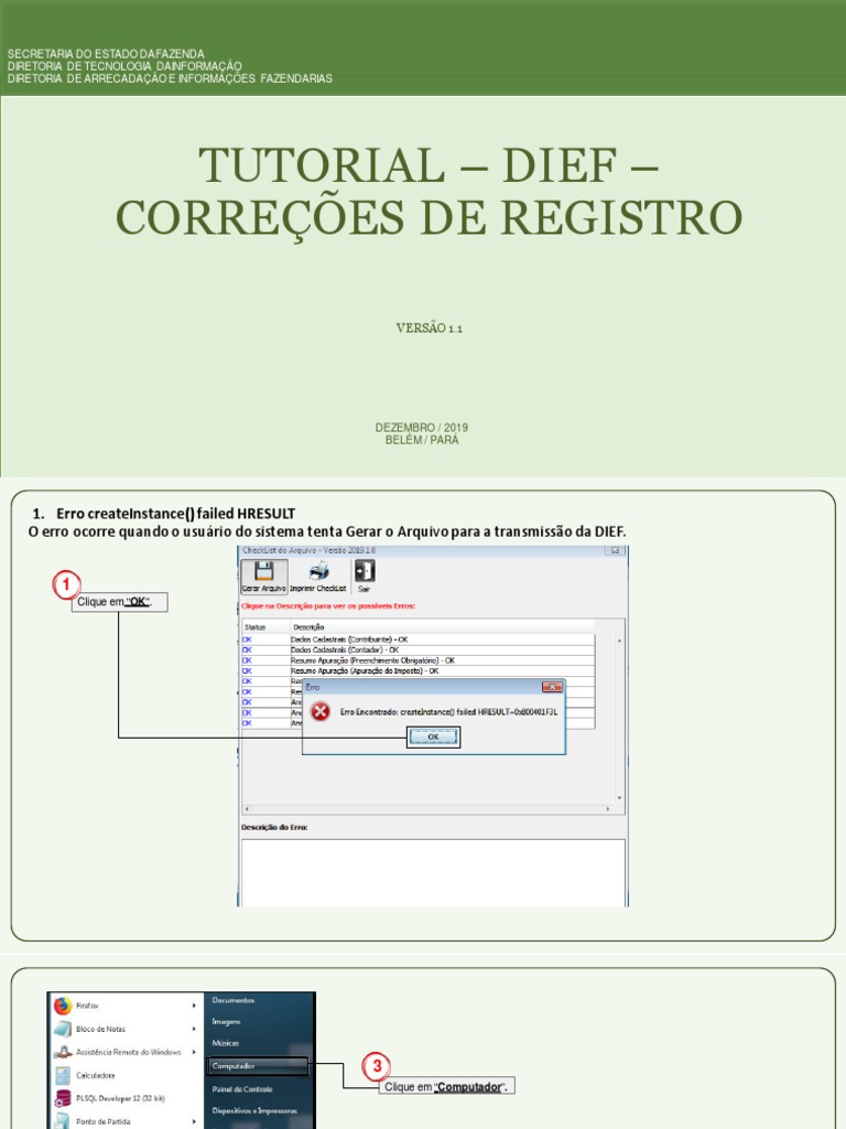 Tutorial Dief 1.1 | PDF | Informática | Software de sistema