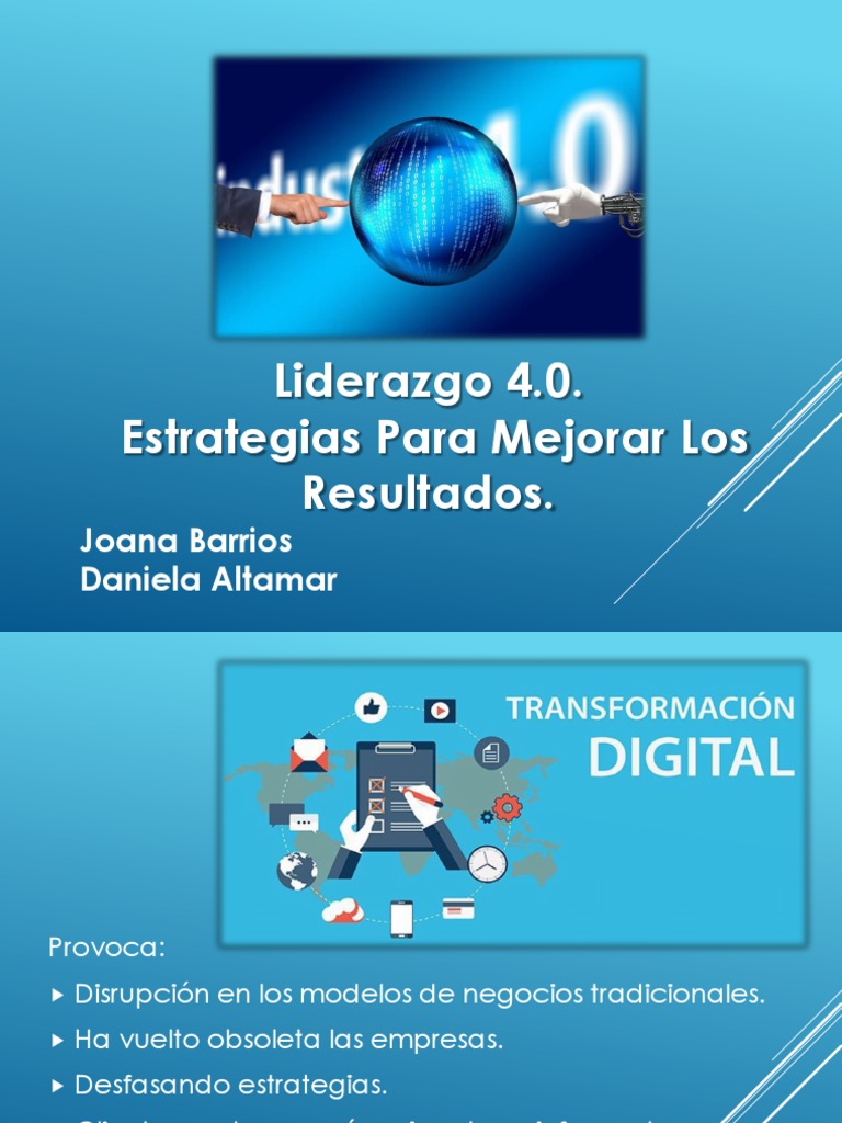 Liderazgo 4.0 | PDF | Liderazgo | Economias