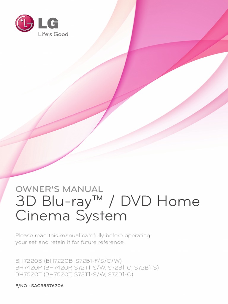 LG Home BH7420P | PDF | Blu Ray | Loudspeaker