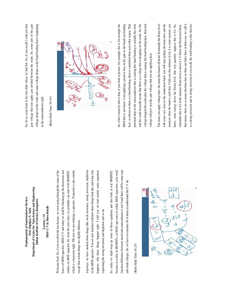 Lec 33 | Download Free PDF | Mosfet | Capacitance