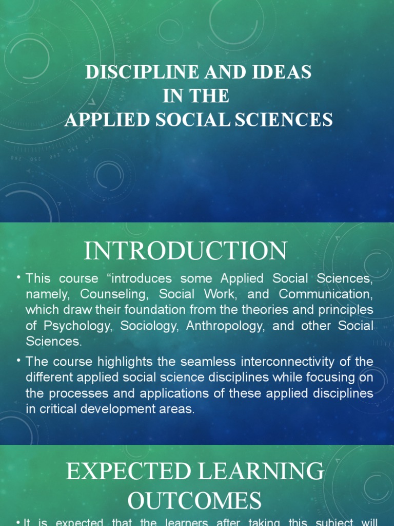Diass Unit I, Lesson 1 - The Discipline of Counseling | PDF ...