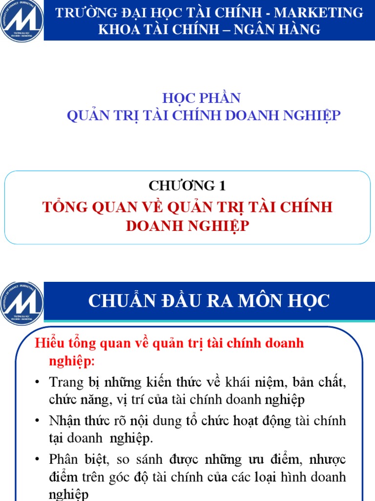 Chương 1 - Tổng quan về Quản trị TCDN PDF | PDF
