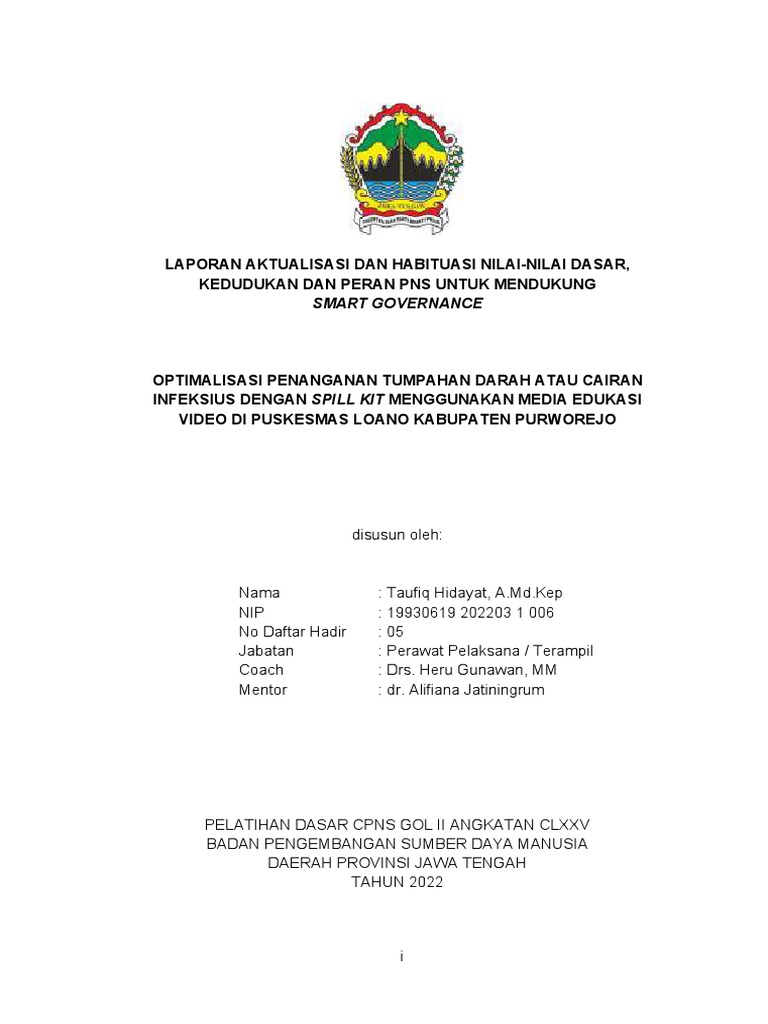 199306192022031006-LA 05 Taufiq Hidayat, A MD Kep FINAL Compressed | PDF