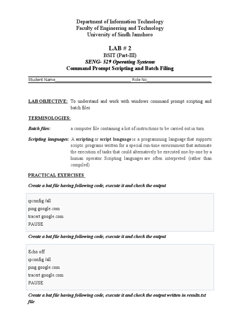 Os Lab 2 Pdf Computer Program Programming 