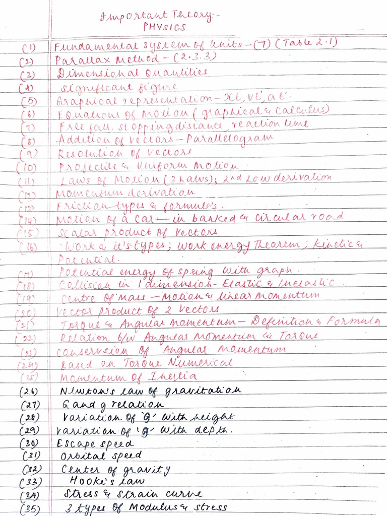 Physics Concepts and Principles Overview | PDF