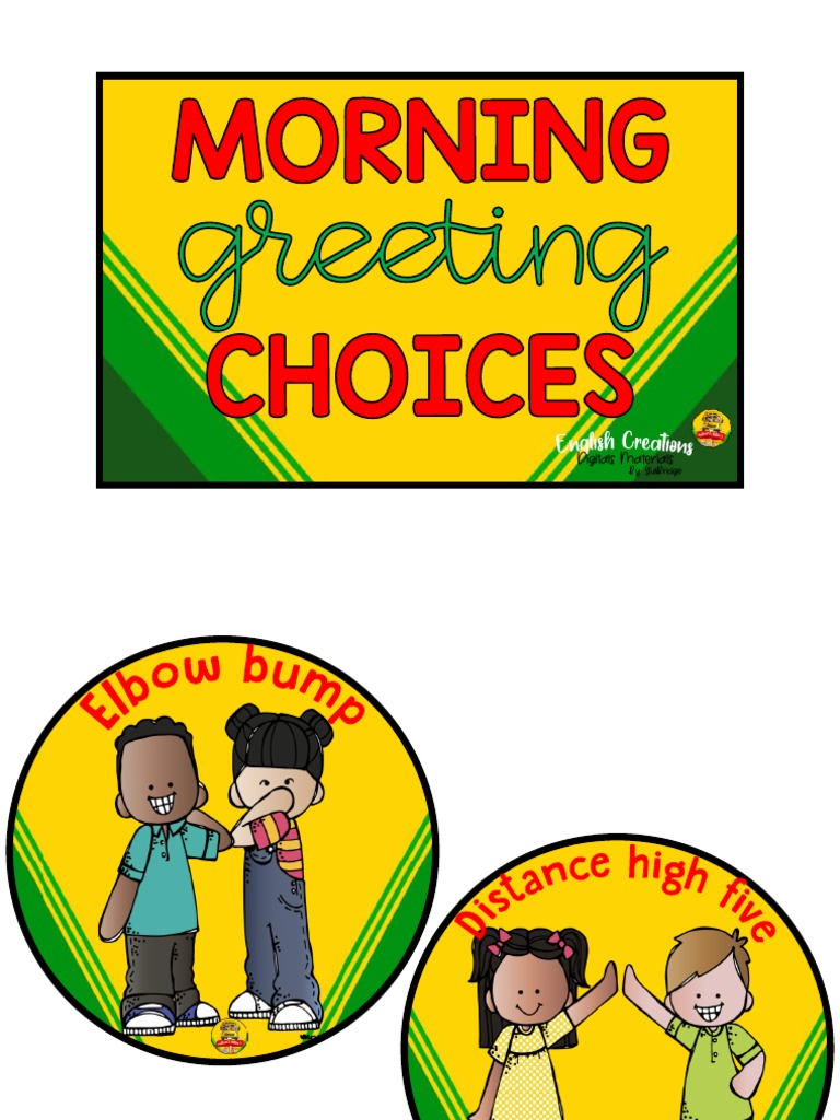 Crayon. Morning Greeting PDF | PDF