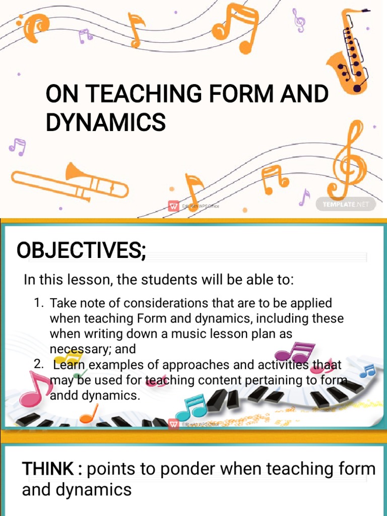 On Teaching Form and Dynamics | PDF | Musical Forms | Elements Of Music