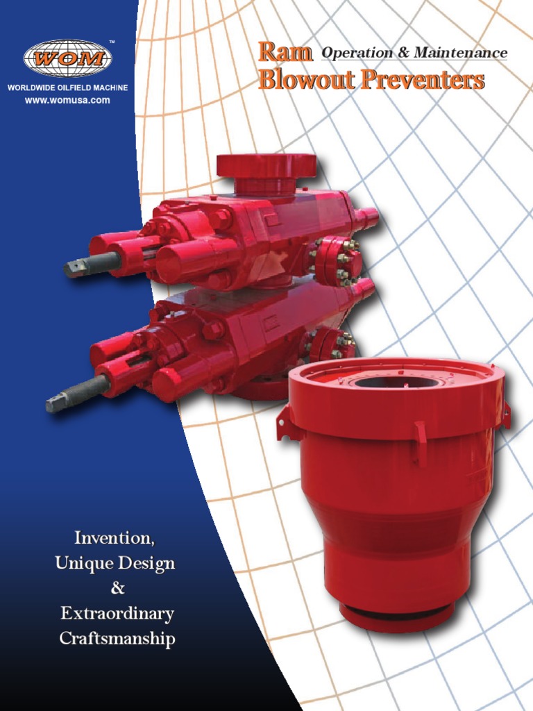 Ram BOP Manual PDF | PDF | Mechanical Engineering | Equipment