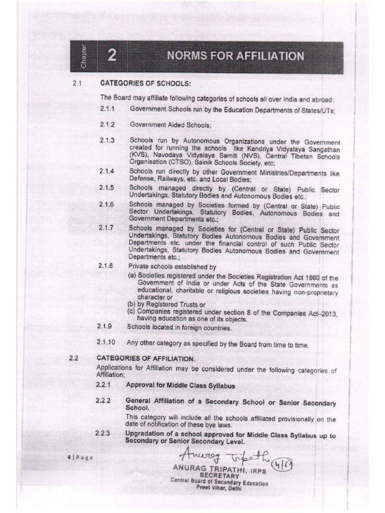 CBSE Norms PDF | PDF