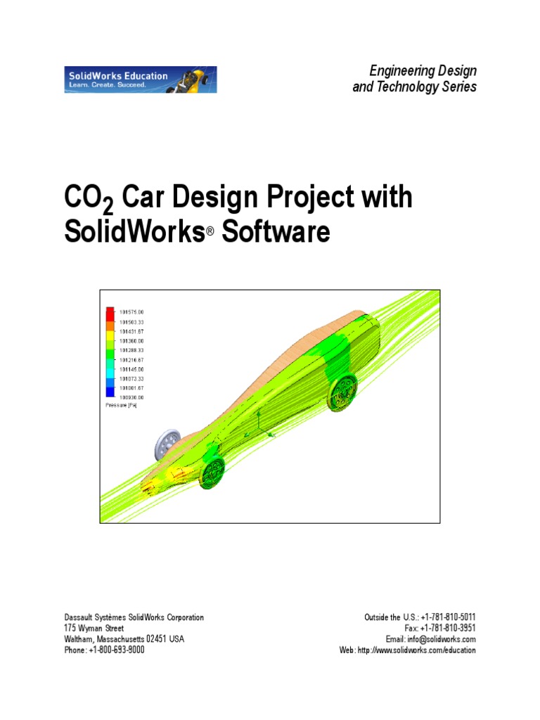 Co Car Design Project With Solidworks Software: Engineering Design and ...