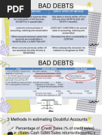 Journal Entries for Bad Debts | PDF | Bad Debt | Financial Accounting
