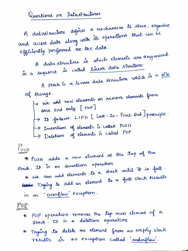 Datastructures Notes Pdf Pdf Computer Engineering Mathematical Logic 