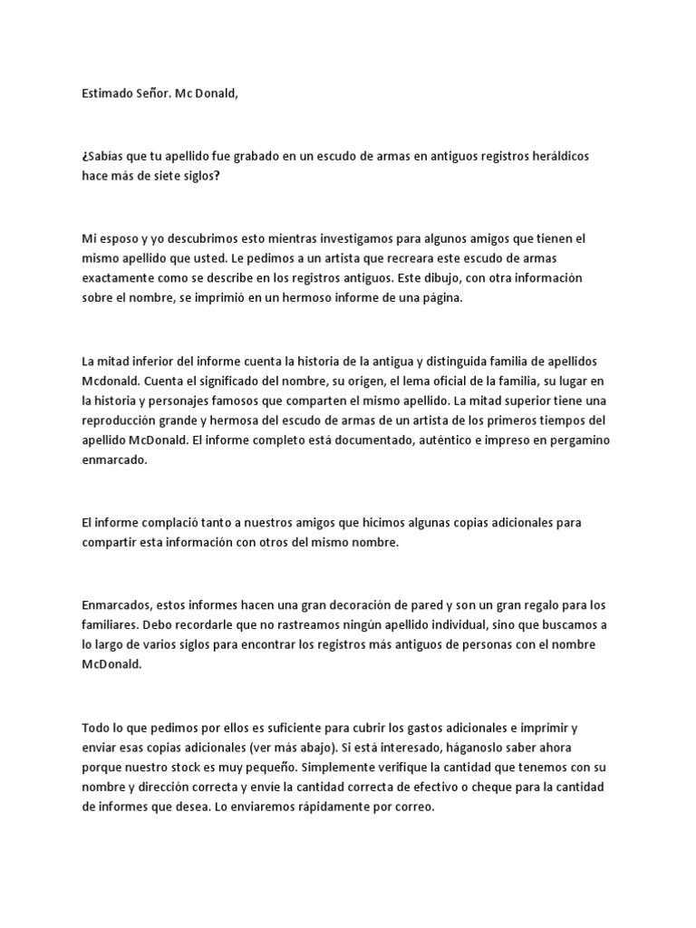 Carta de Gary Halbert Copywriting | PDF