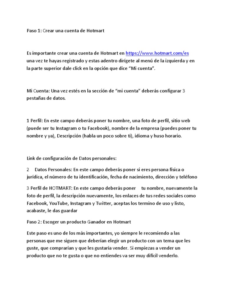 10 Tips para Hacer Tu Primera Venta en Hotmart | PDF | Facebook | Chat ...