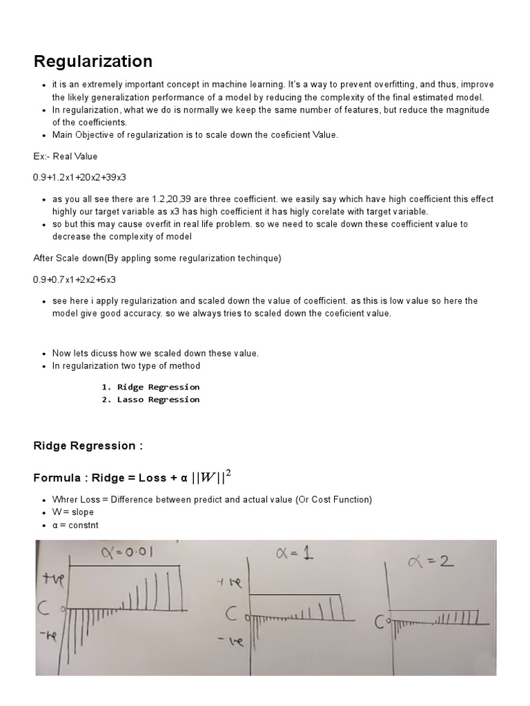 03. b Ridge_And_Lasso_Regression | PDF | Mathematics | Algorithms