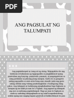 0601 - Kahulugan, Layunin, at Gamit NG Talumpati | PDF