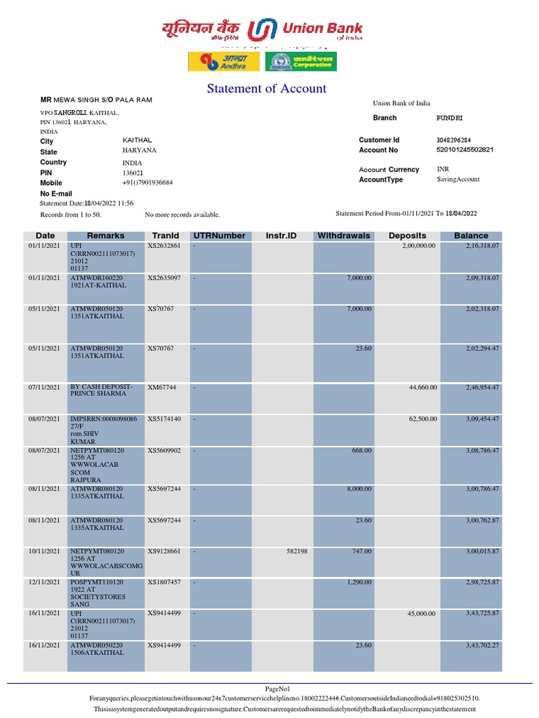 Saving Union Bank | PDF | Financial Services Companies | Banking Technology