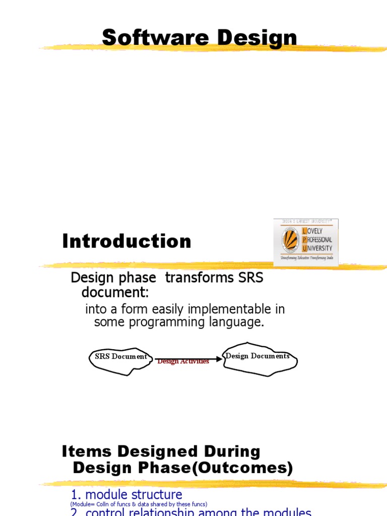 Software Design Modularity Cohesion Pdf Modularity Modular