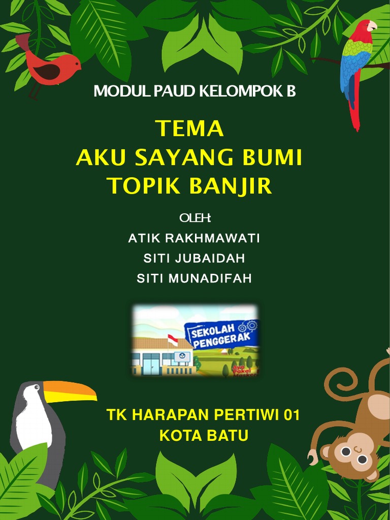 Modul Ajar Tematik - AKU SAYANG BUMI - Fase Fondasi PDF | PDF