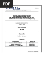 Acc117 Group Project 2 (Sparkle Light) | PDF | Return On Investment ...