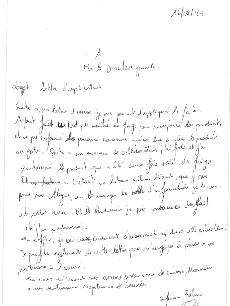 Demande D Explication PDF | PDF Demande D Explication PDF | PDF