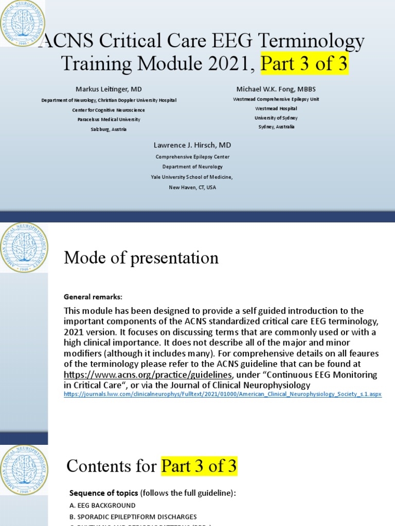 ACNS Training Module 2022-01-01 Part3 FINAL | PDF ...