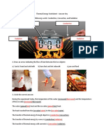 Thermal Energy Transfer Worksheet | PDF | Heat Transfer | Heat
