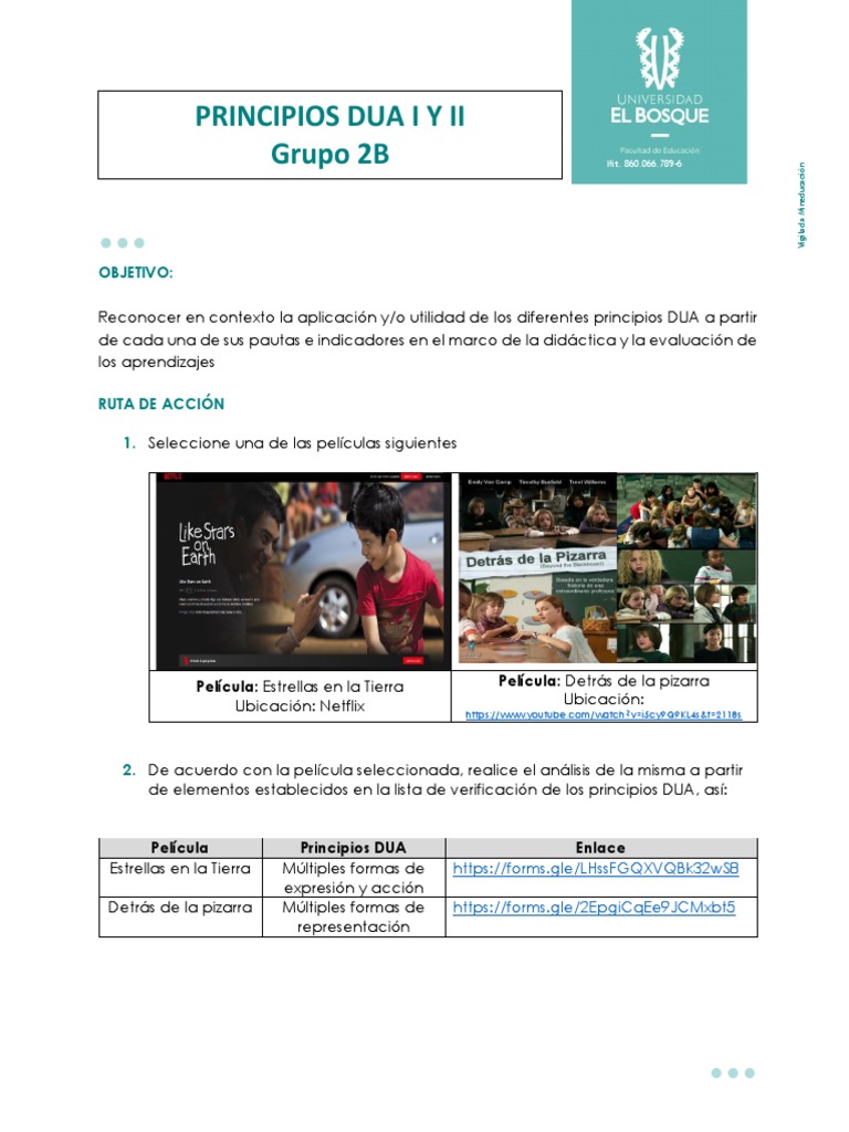 Guia Principios Dua Ii y Iii 2B | PDF