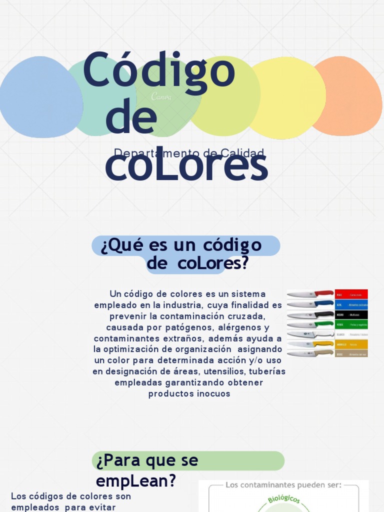 Código de Colores en Limpieza Industrial | PDF | Tecnología