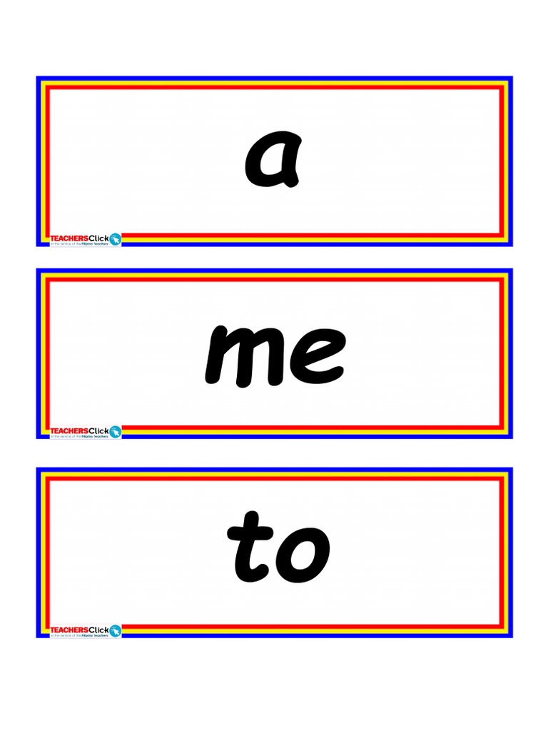 Kindergarten Basic Reading Materials | PDF