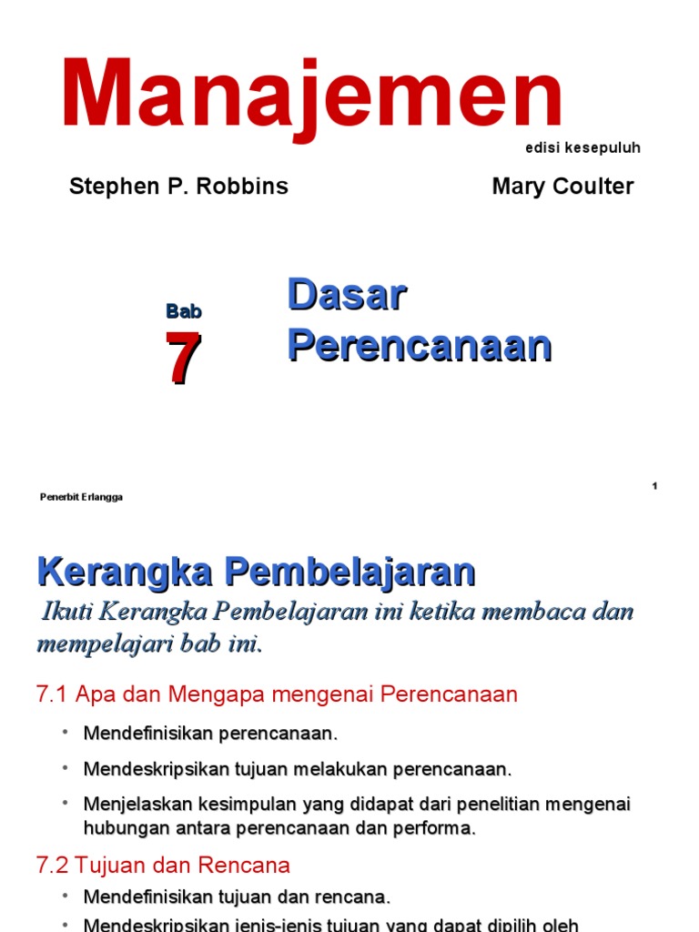 Manajemen ROBBINS E10 B07 | PDF