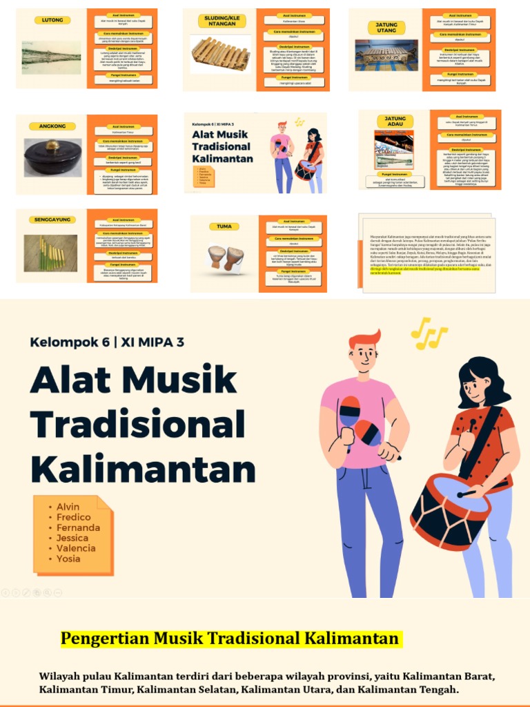 Traditional Musical Instruments of Kalimantan | PDF