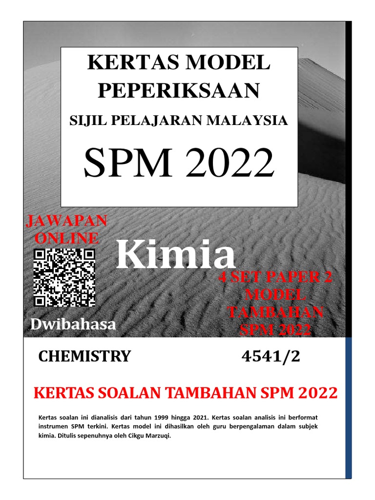 Soalan Model Tambahan SPM 2022 K2 | PDF