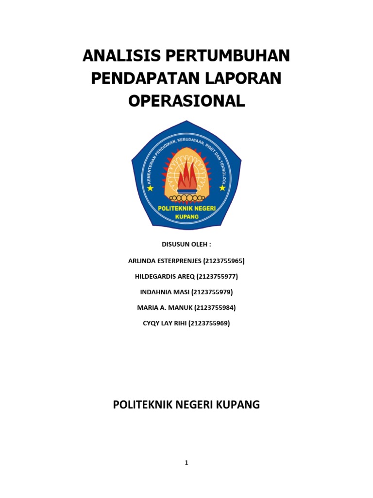 Analisis Laporan Operasional Pdf