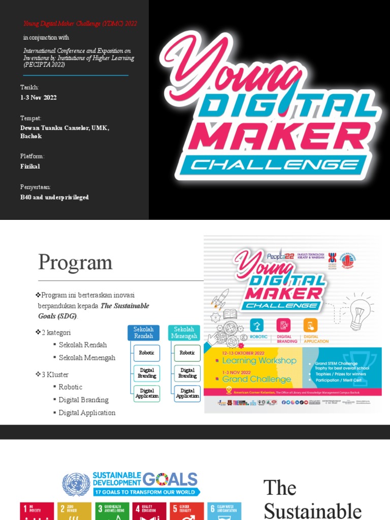 YDMC 2022 Digital Maker Challenge | PDF | Technological Change | Innovation