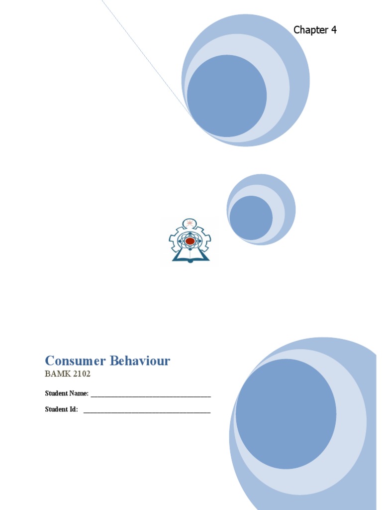 Consumer Behaviour CH 4 | PDF | Behavior | Attitude (Psychology)