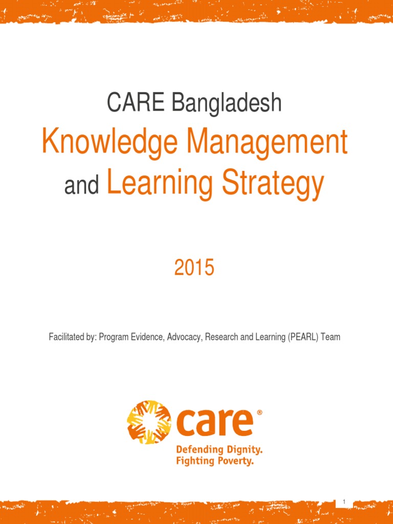 CARE Bangladesh Knowledge Management and Learning Strategy | PDF ...