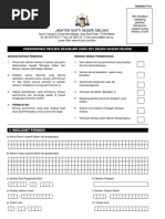 (JPJ K3) Borang Penyata Pertukaran Milikan Kenderaan Motor Secara Sukarela Oleh Pemunya ...