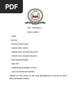 Grade 9 to Senior School Selection Form Mixed | PDF