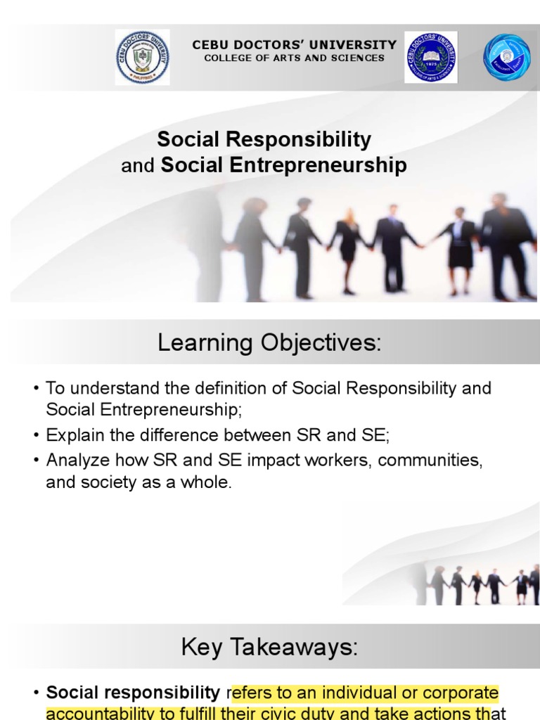 MODULE 3.2 Social-Responsibility-and-Social-Entrepreneurship | PDF ...