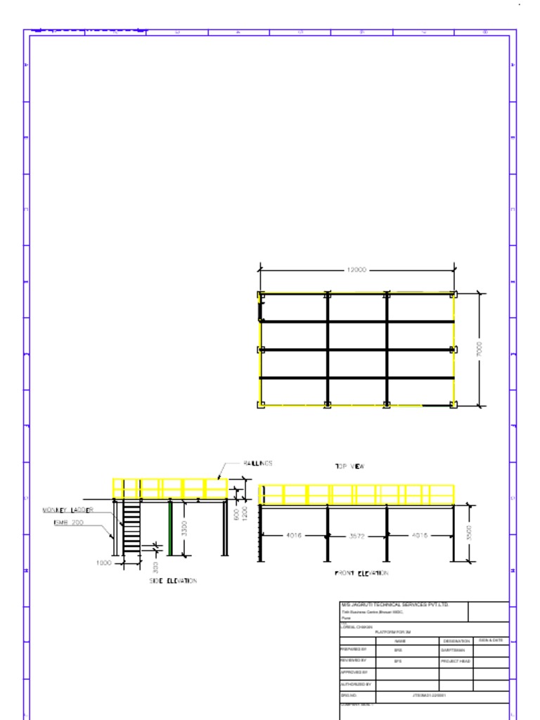 3M Platform Drawing PDF | PDF