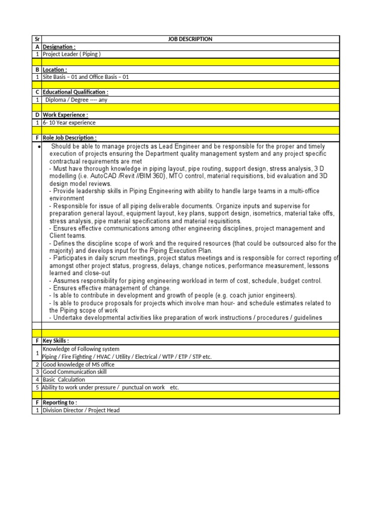 Piping | PDF | Project Management