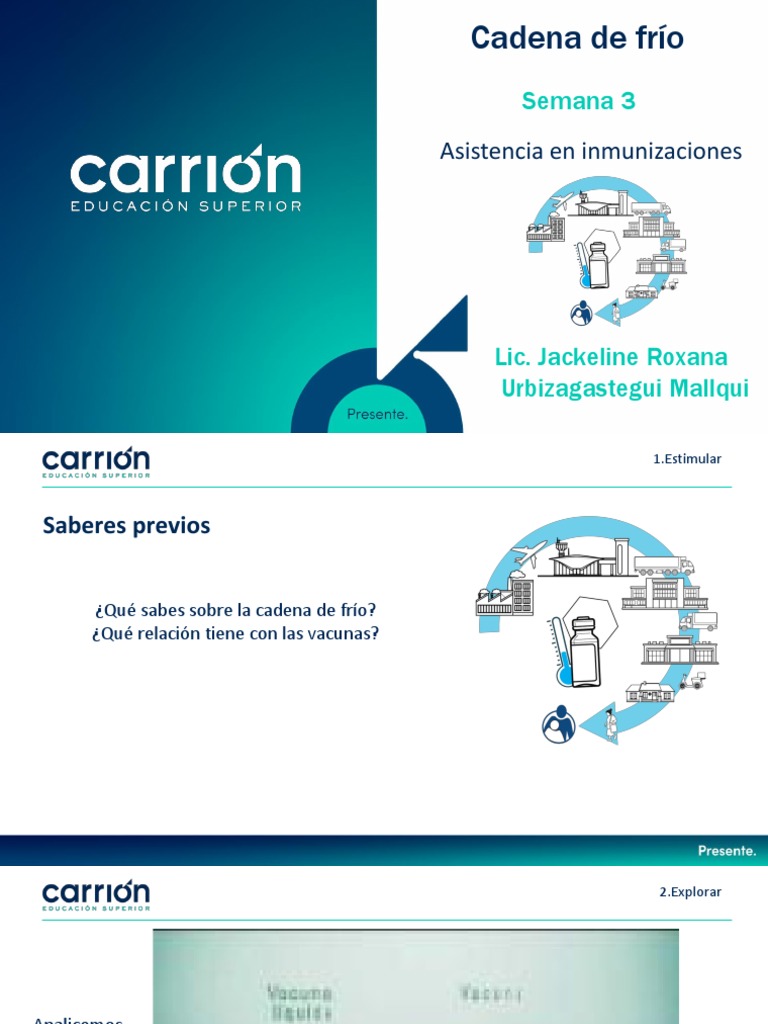PSA03 ET II Asistencia en Inmunizaciones | PDF | Refrigerador | Vacunas