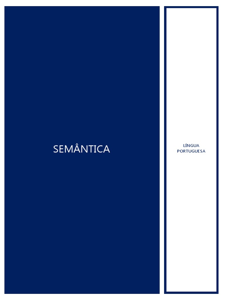 15. Semântica.pdf | PDF | Semântica | Linguística