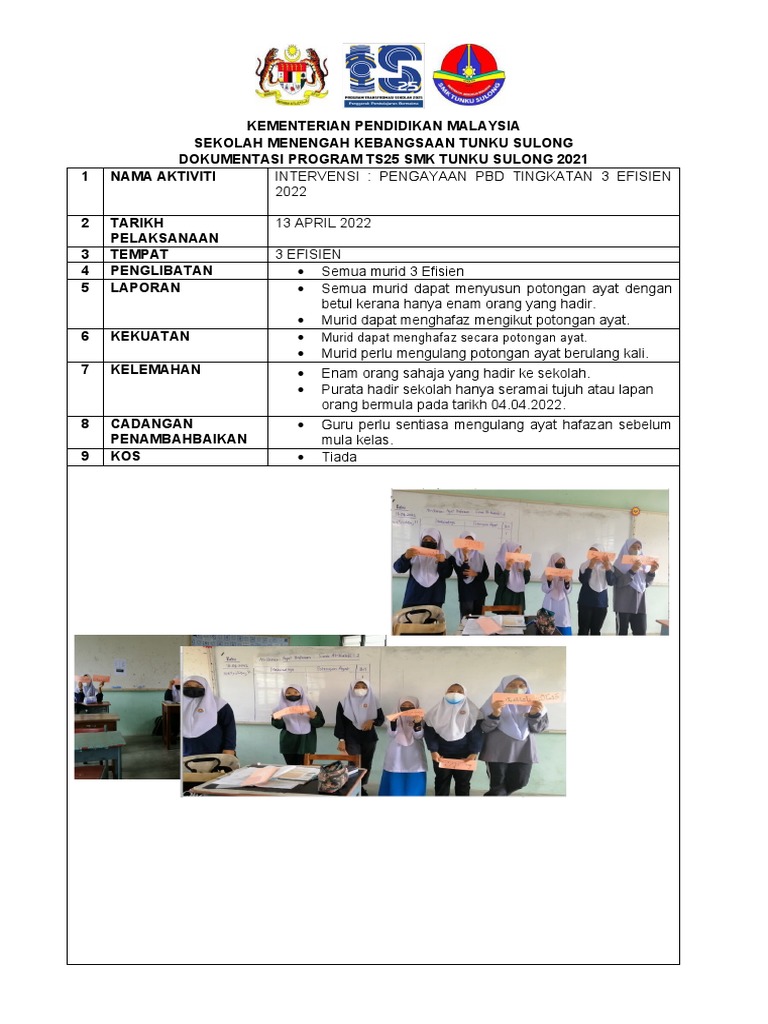 OPPR PBD - PI 3 Efisien | PDF