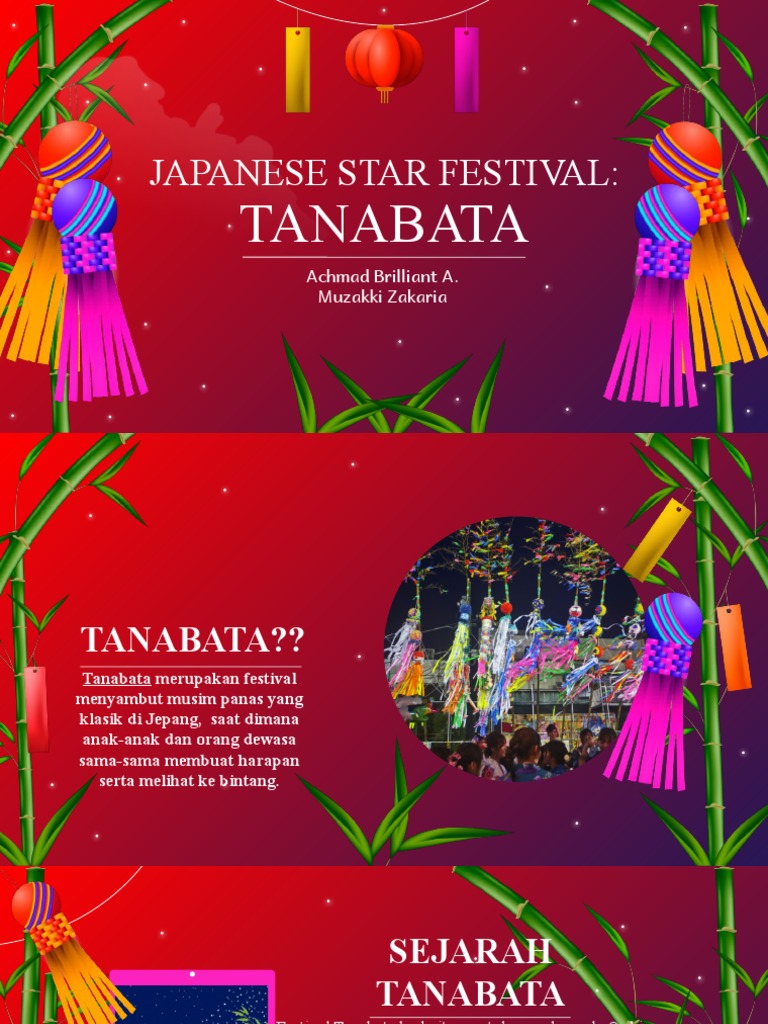 Japanese Star Festival - Tanabata by Slidesgo | PDF