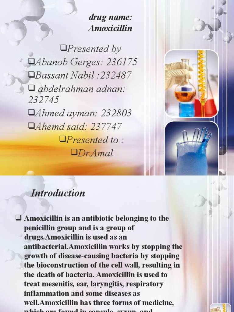 Amoxicillin | PDF | Penicillin | Medicine