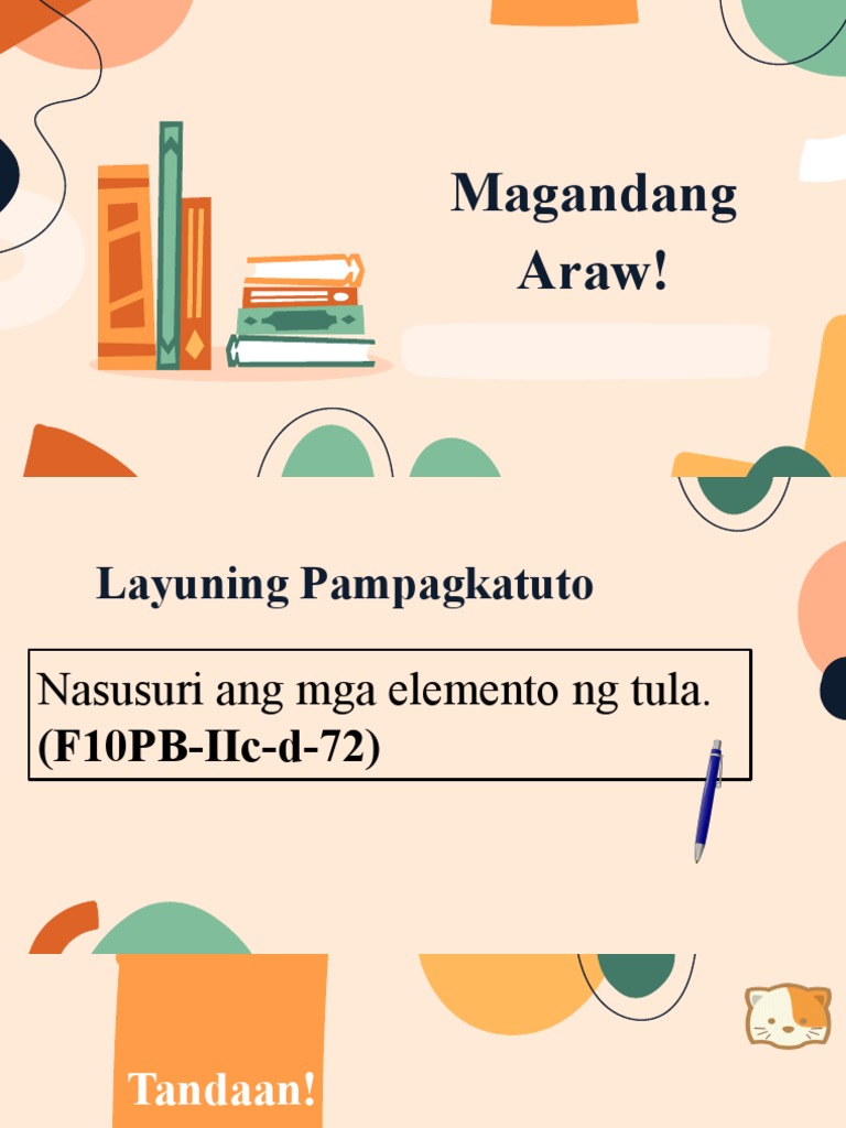 Elemento Ng Tula | PDF