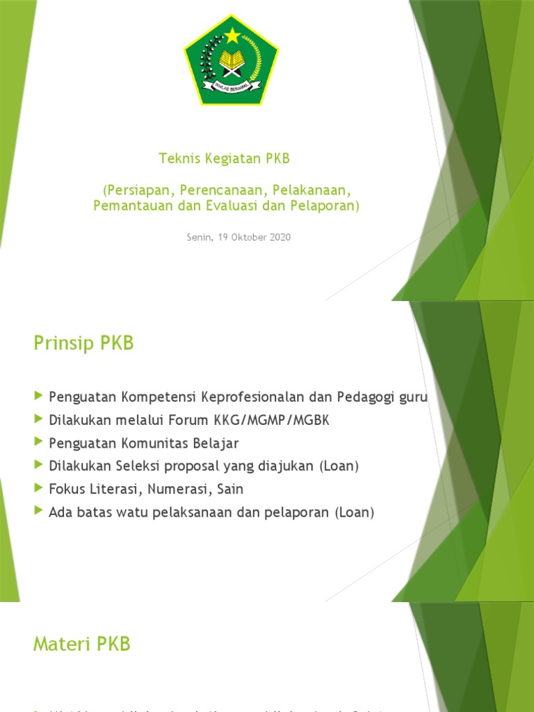 Paparan Teknis Pelaksanaan PKB | PDF